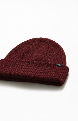 Vans Burgundy Core Basic Beanie | PacSun