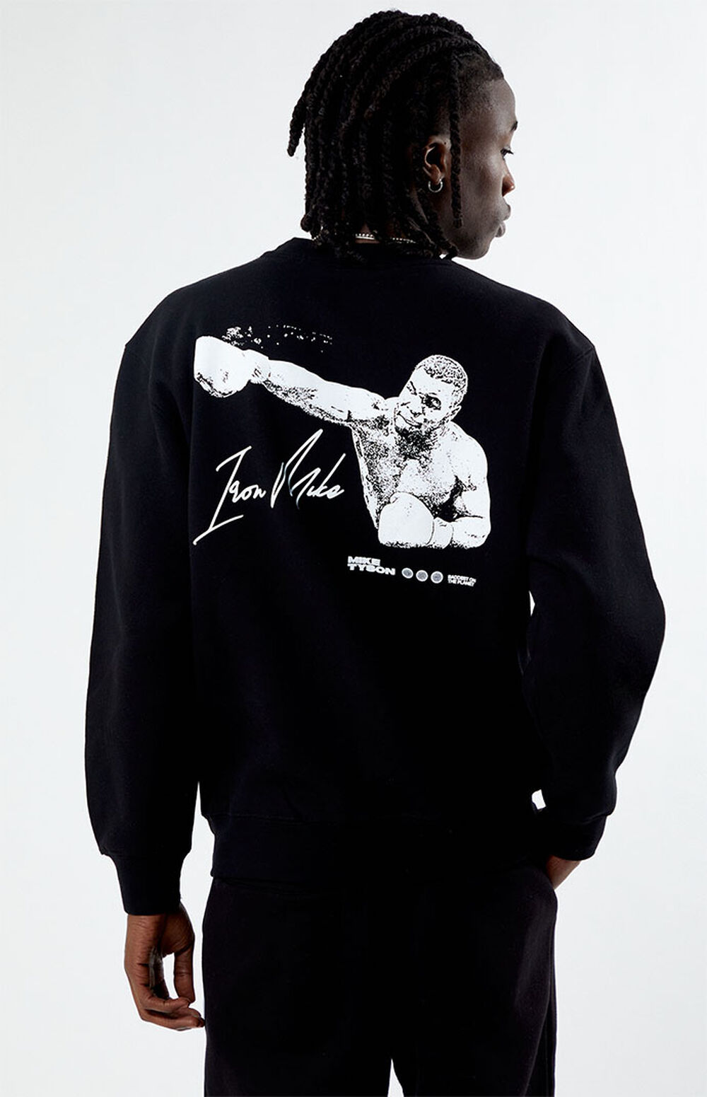 Mike Tyson Baddest Crew Neck Sweatshirt | Pacsun