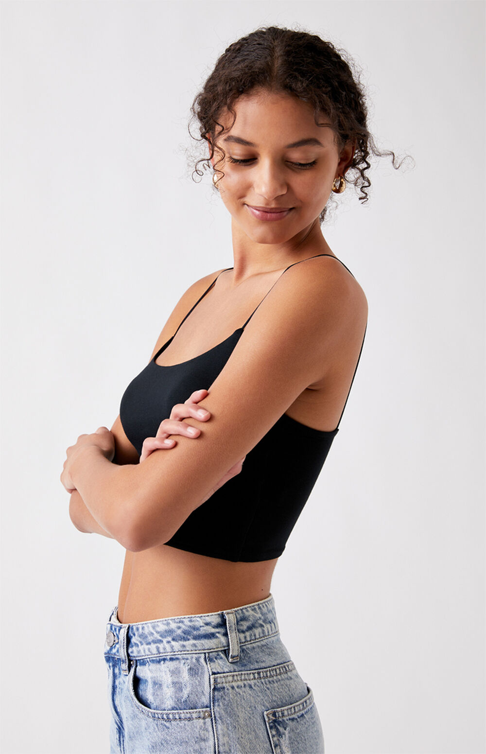 PS Basics by Pacsun Easy Cropped Cami Tank Top | PacSun