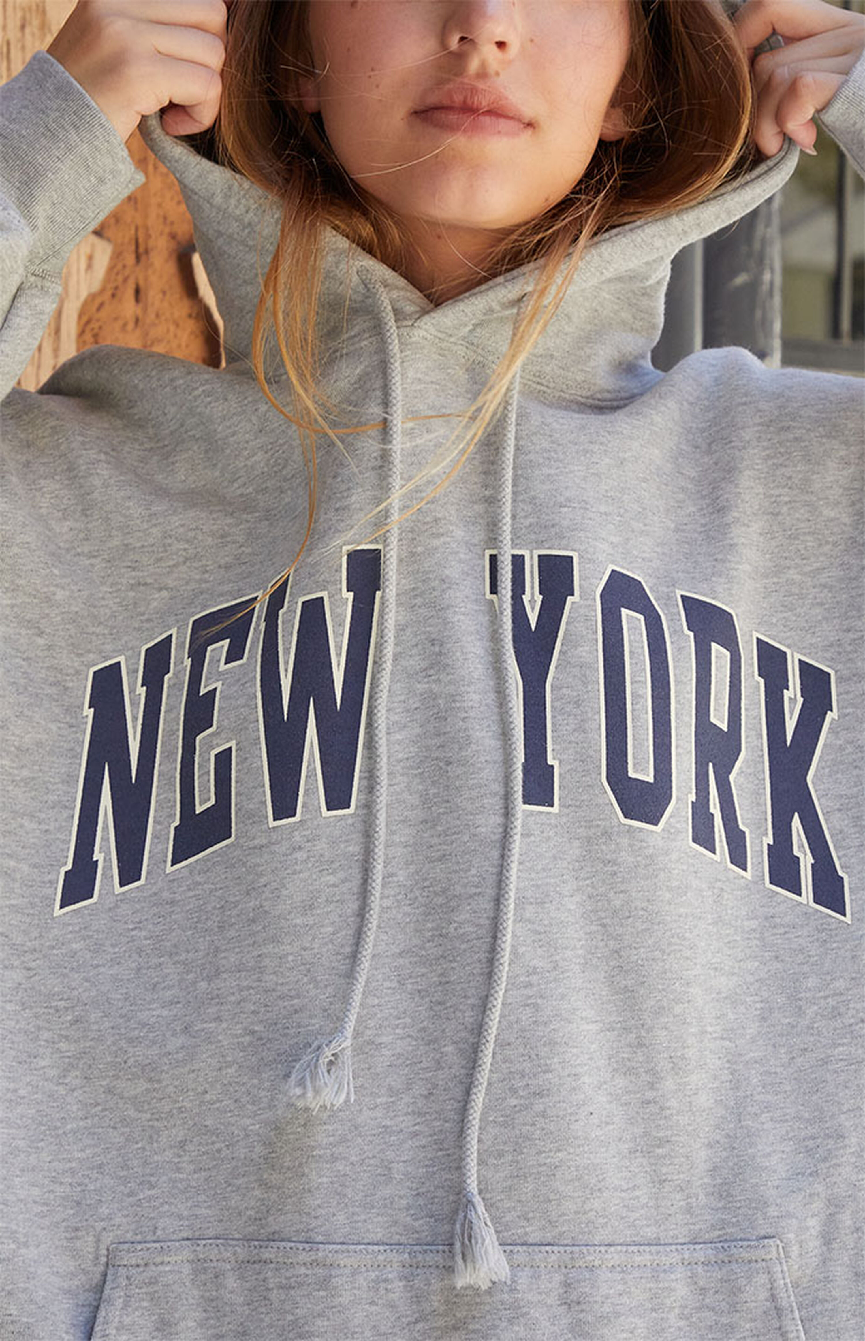 John Galt Heather Grey New York Hoodie | PacSun