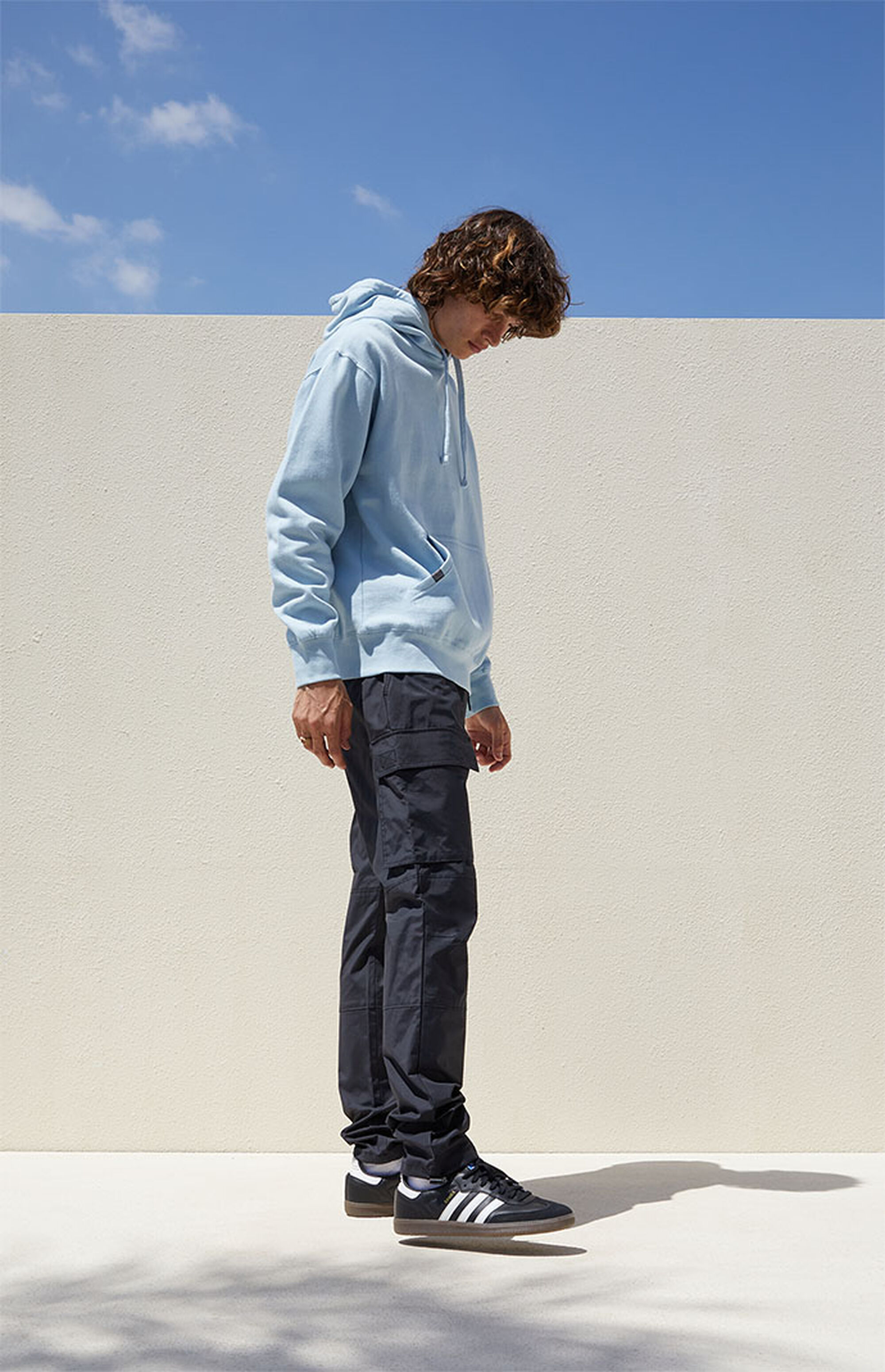 Pacsun Stretch Canvas Black Slim Cargo Pants | PacSun