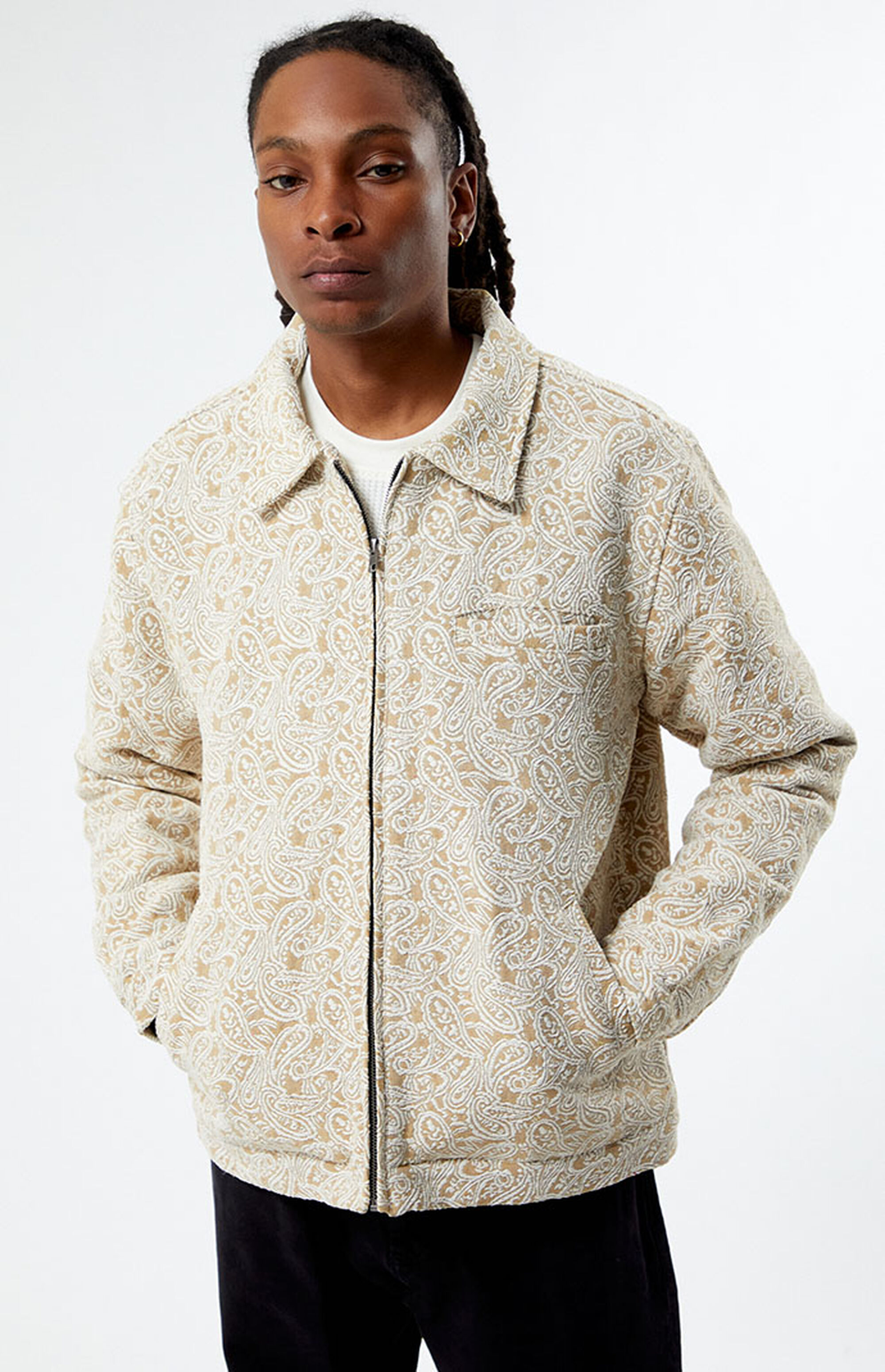 Pacsun Luxe Jacquard Gas Jacket | PacSun