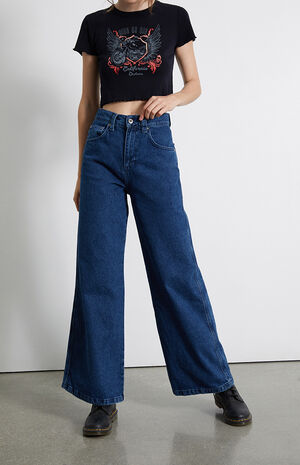 Kickers Dark Blue Baggy Jeans | PacSun