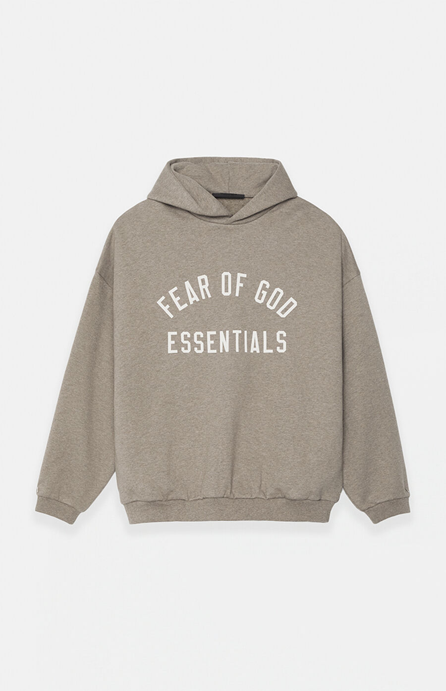 Fear of God ESSENTIALS Heather Grey Fleece Hoodie | PacSun