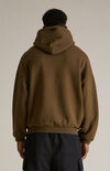 Fear of God ESSENTIALS Olive Fleece Hoodie | PacSun