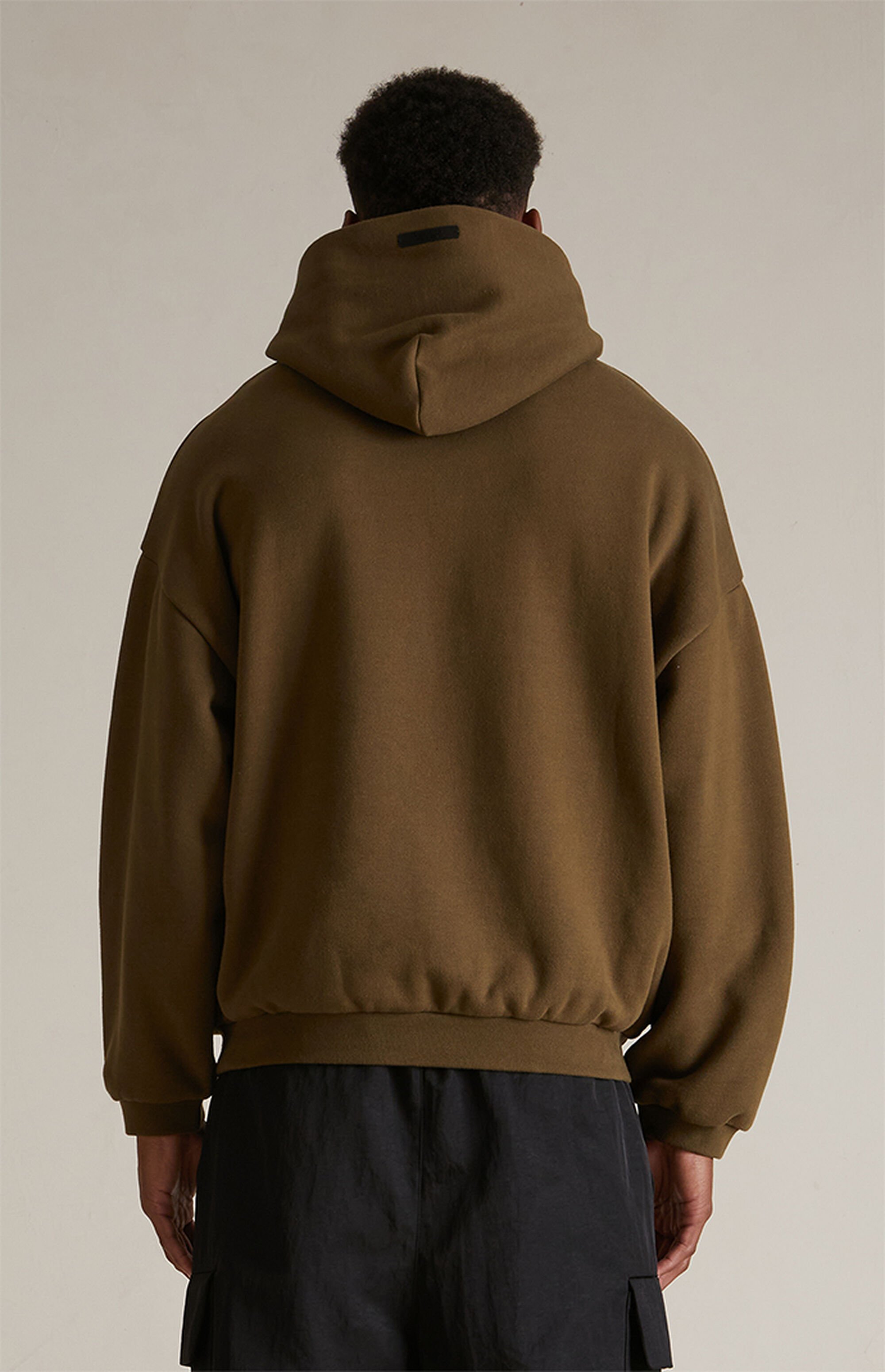 Fear of God ESSENTIALS Olive Fleece Hoodie | PacSun