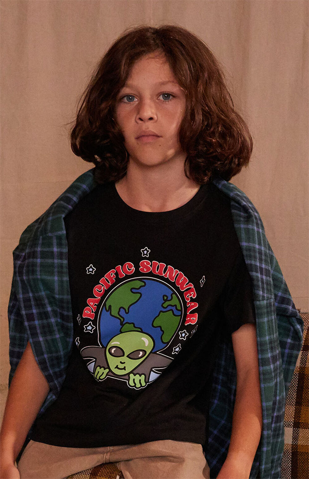 PacSun Kids Alien Earth T-Shirt | PacSun