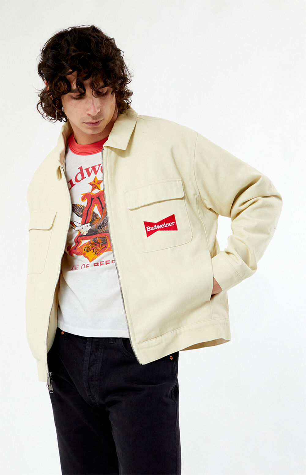 Budweiser By PacSun Ribbon Work Jacket | PacSun