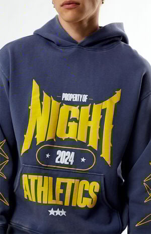 Nightlab Blue Washed Gym Hoodie | PacSun