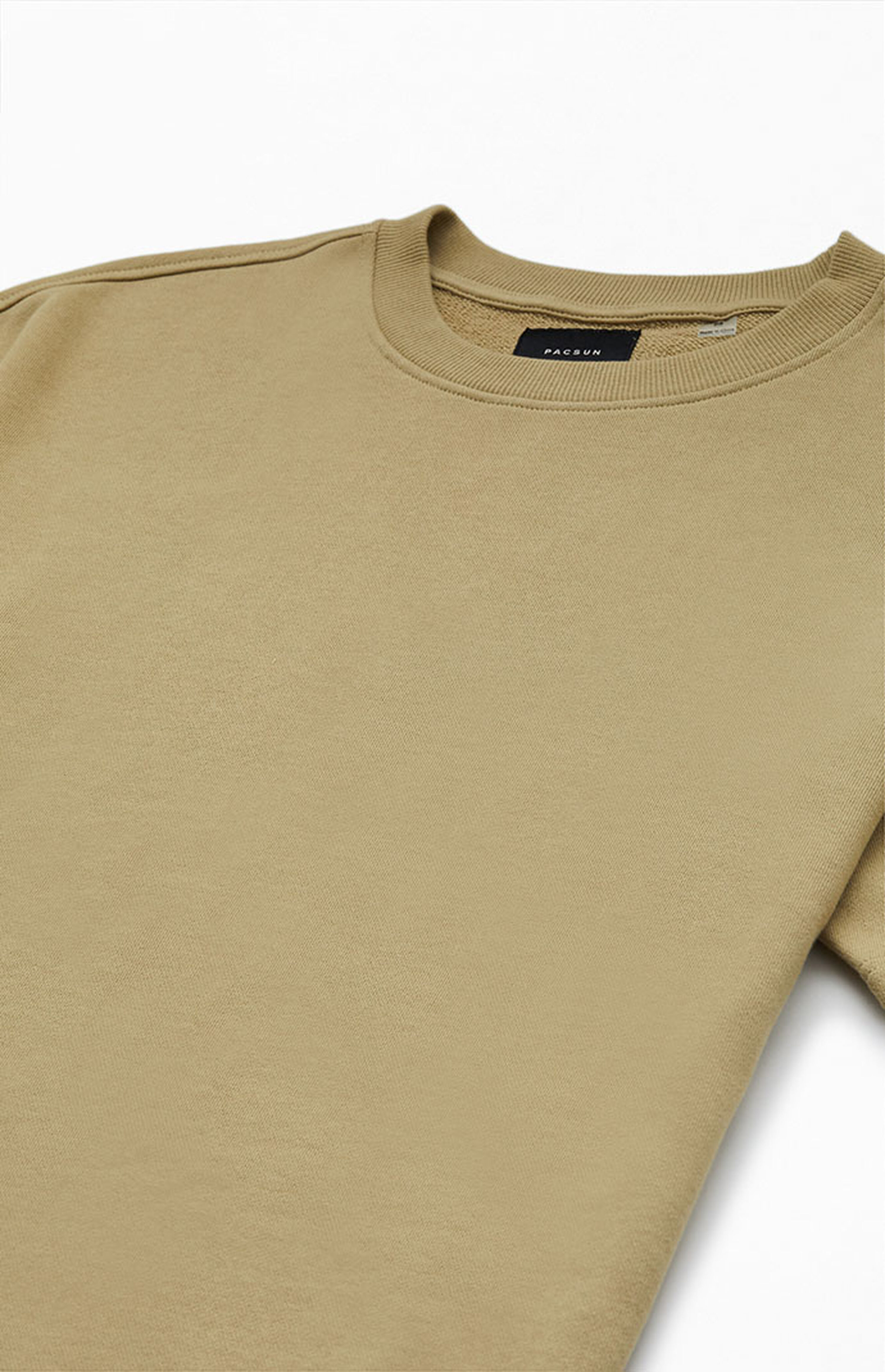 Pacsun Tan Dive Fleece T-Shirt | PacSun