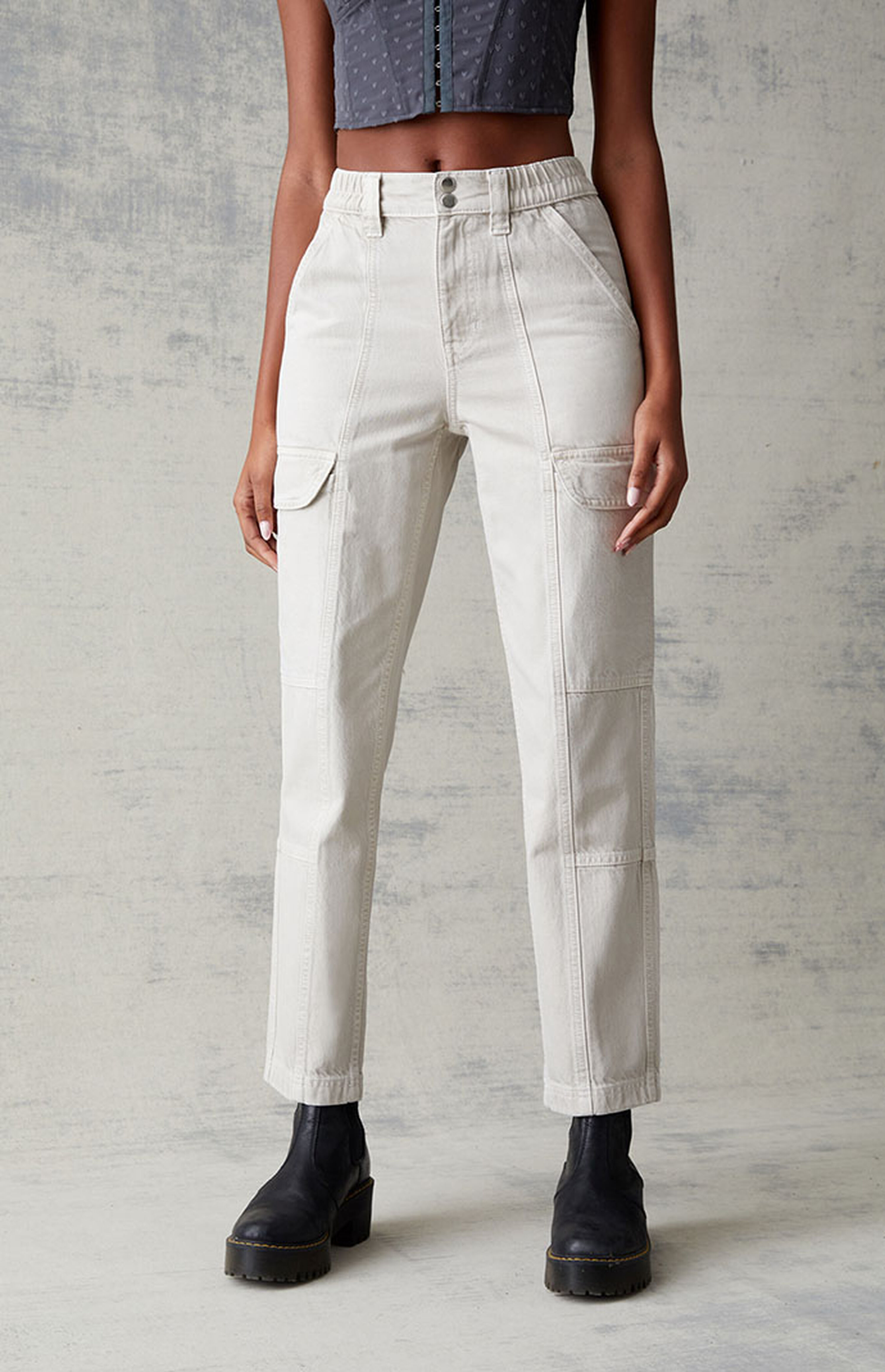 Pacsun Gray Utility Cargo Pants | Pacsun