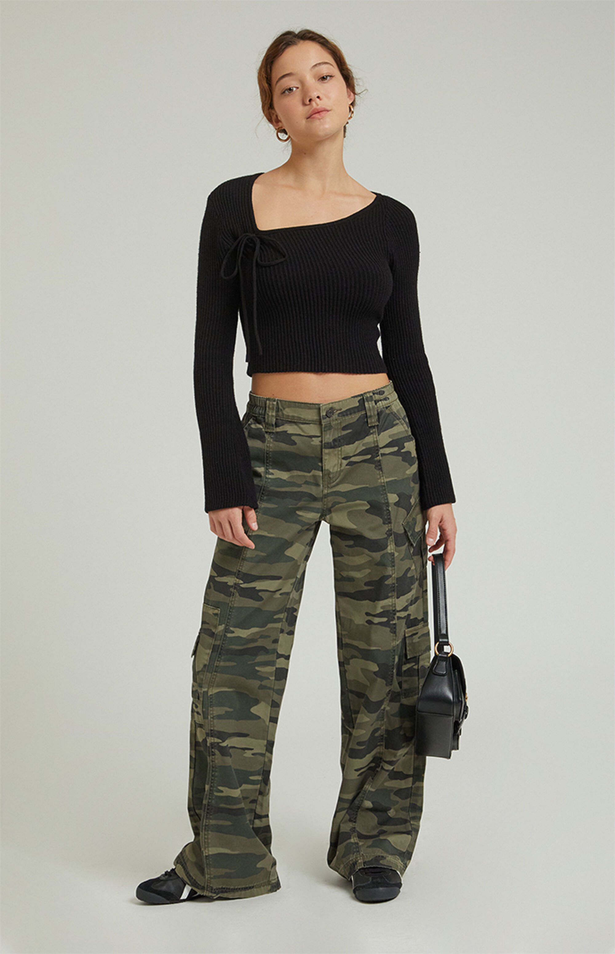 Pacsun Camouflage Lightweight Low Rise Baggy Pants | PacSun