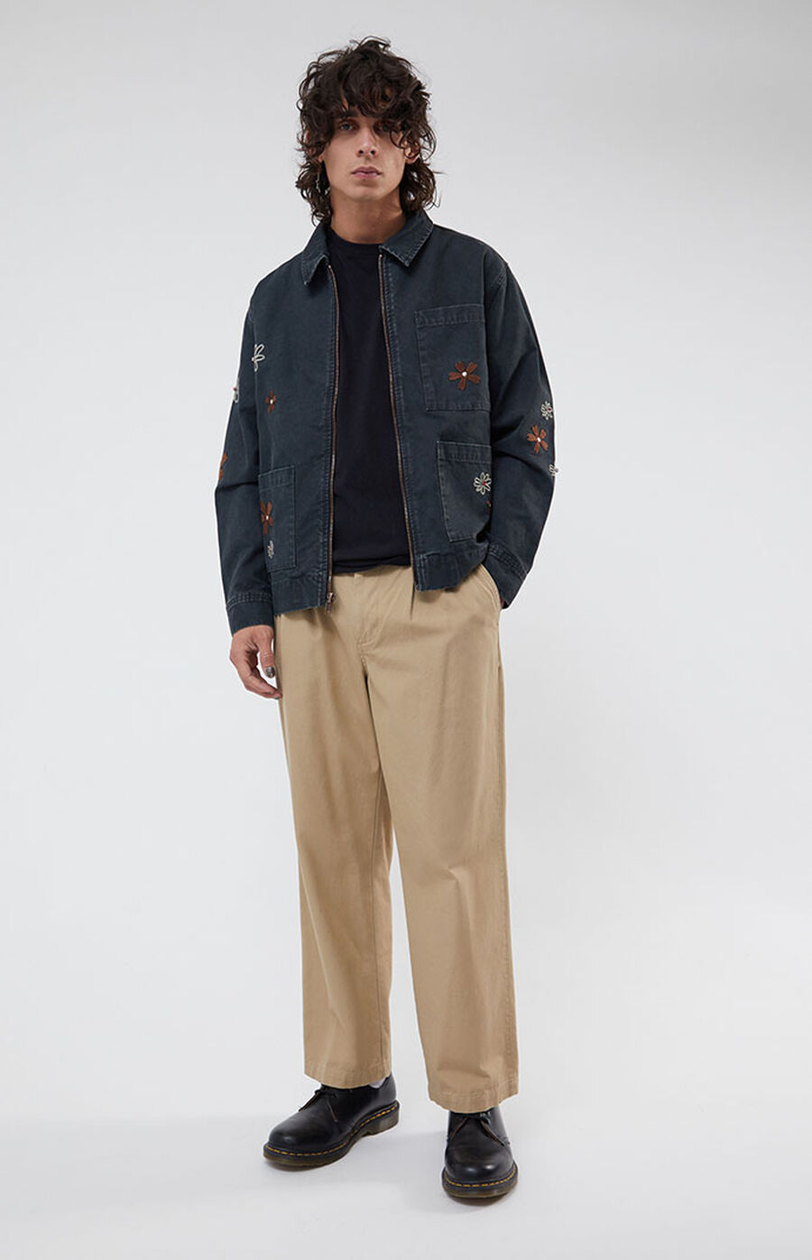 Pacsun Denim Applique Jacket | PacSun