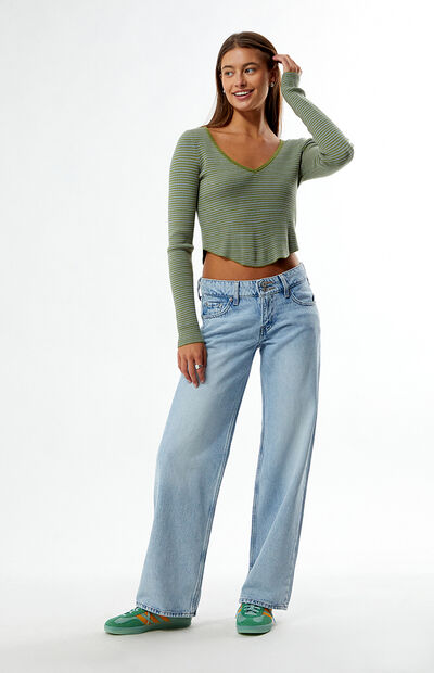 Levi's Abraided Art Superlow Loose Jeans | PacSun