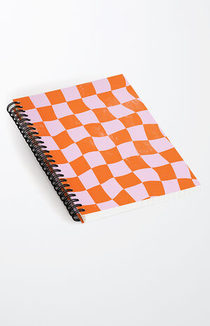 Deny Designs Avenie Warped Checkerboard Notebook | PacSun