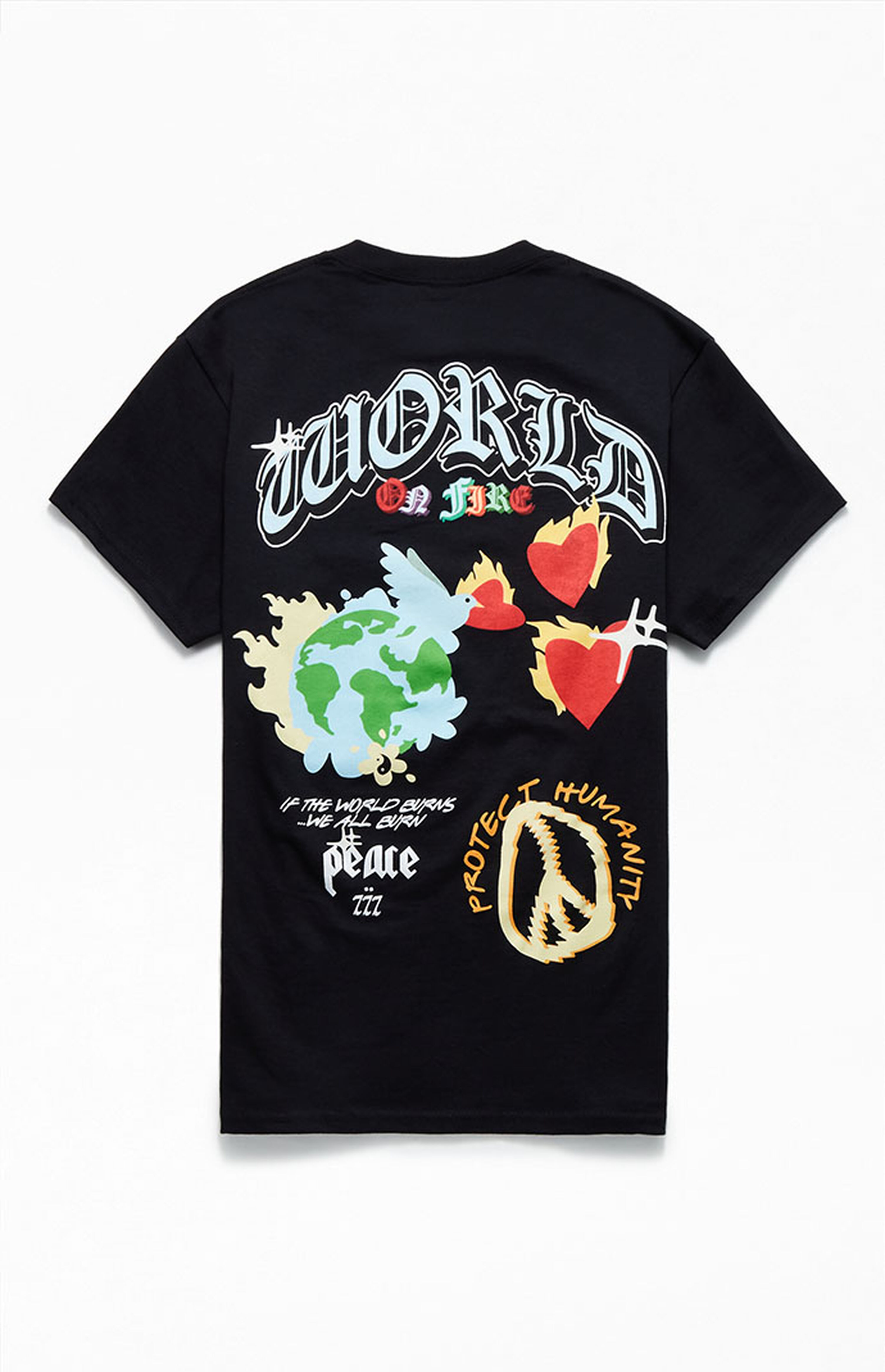 Pacsun World On Fire T-Shirt | PacSun