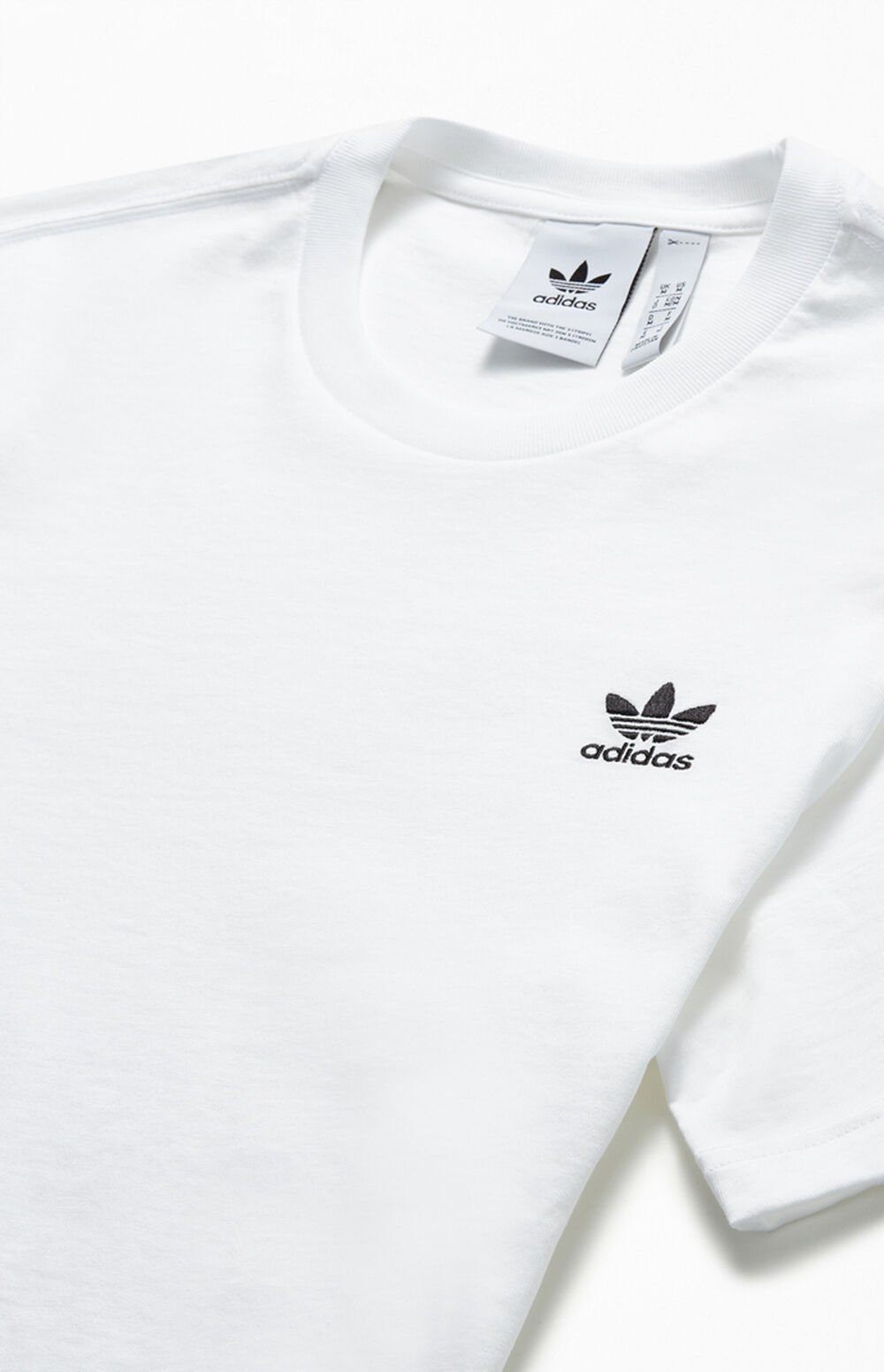 adidas White Essential T-Shirt | PacSun