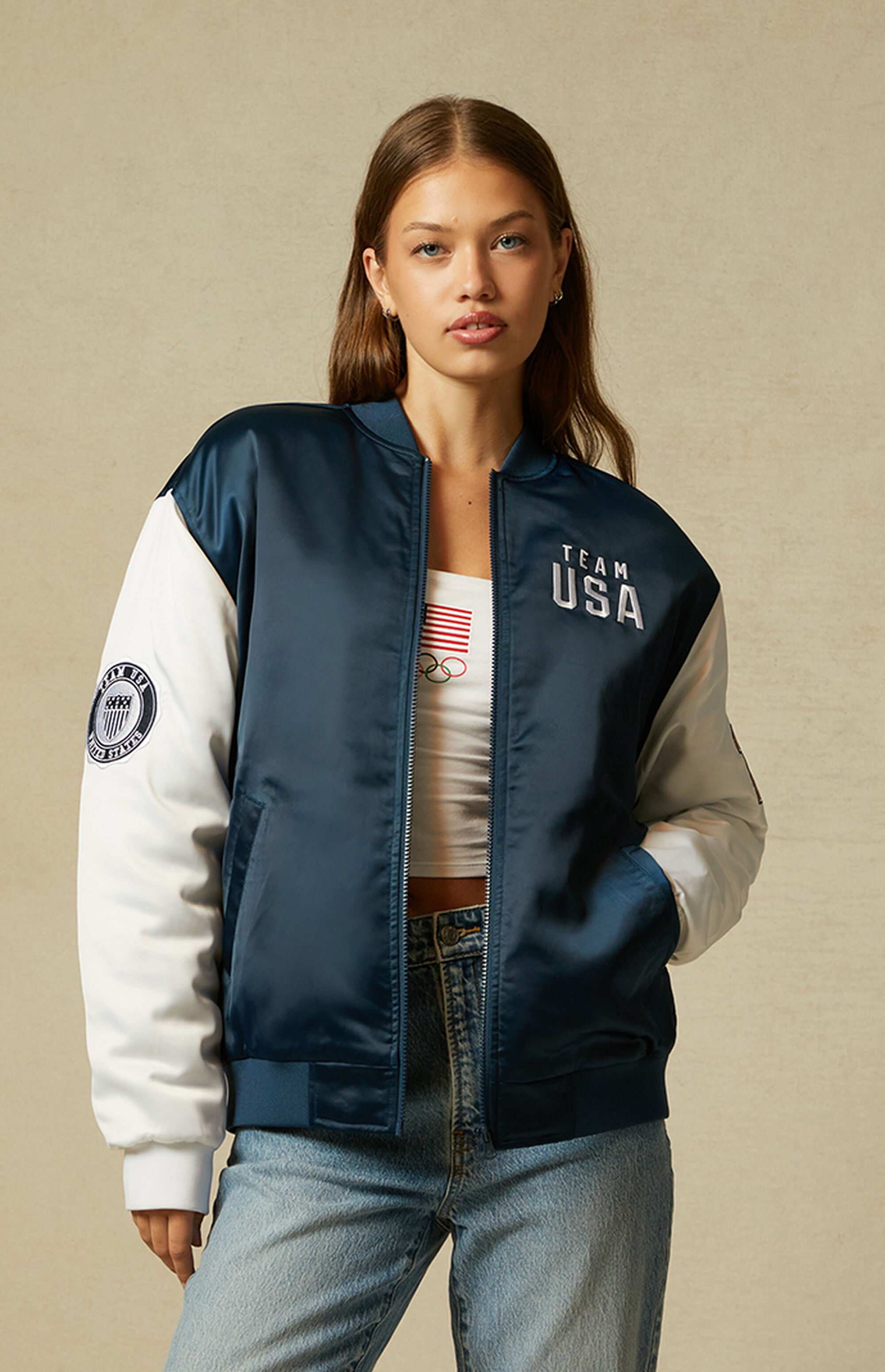 Olympics Team USA Varsity Jacket | Pacsun
