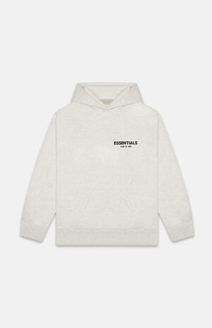 Essentials Fear Of God Light Oatmeal Hoodie | PacSun