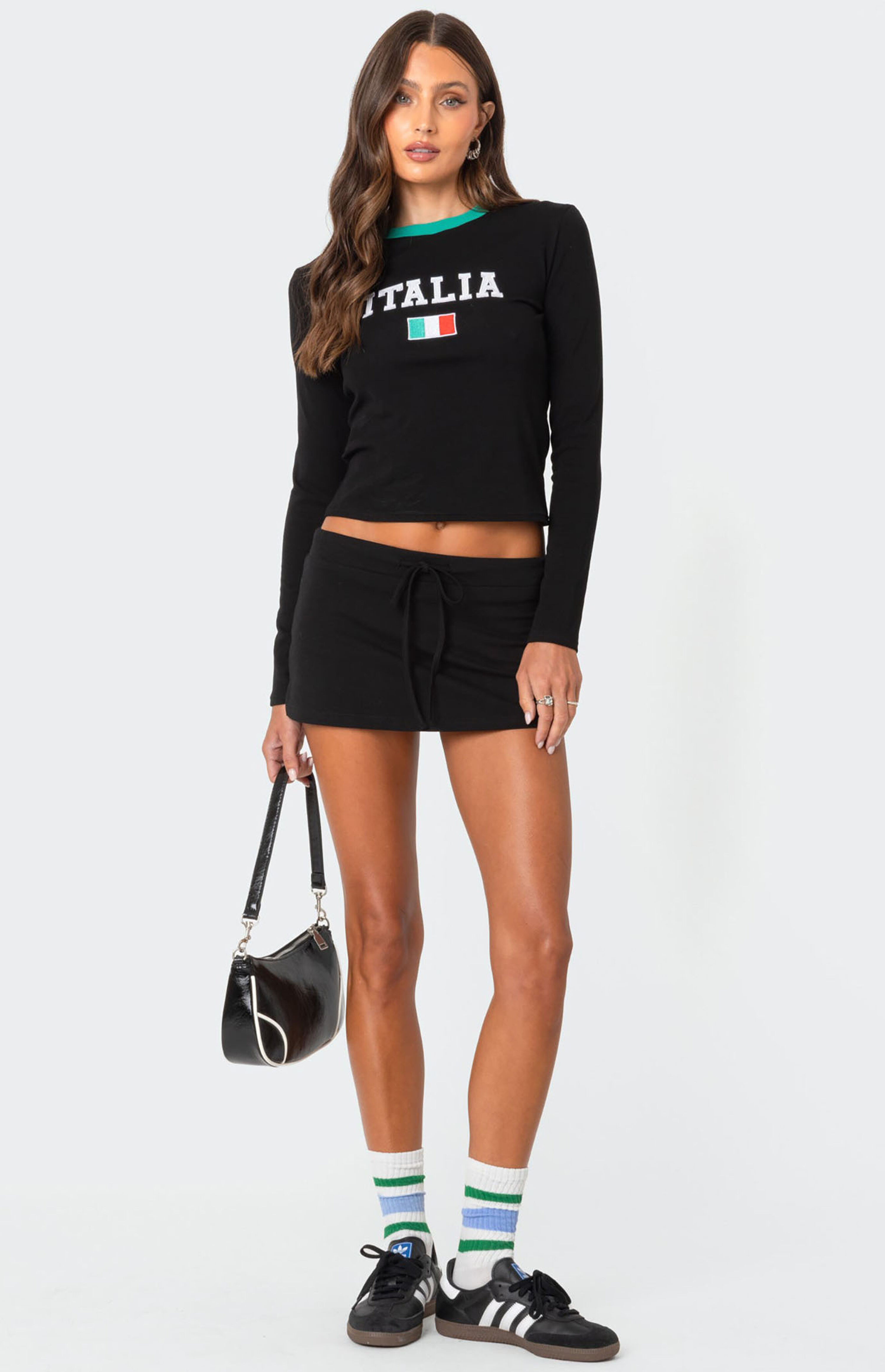 Edikted Bayside Slitted Micro Skort | Pacsun