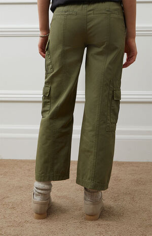 Pacsun Kids Olive Low Rise Puddle Pants | PacSun