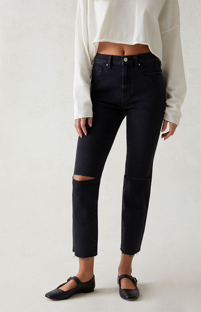 Pacsun Stretch Black Ripped Vintage Skinny Jeans | PacSun