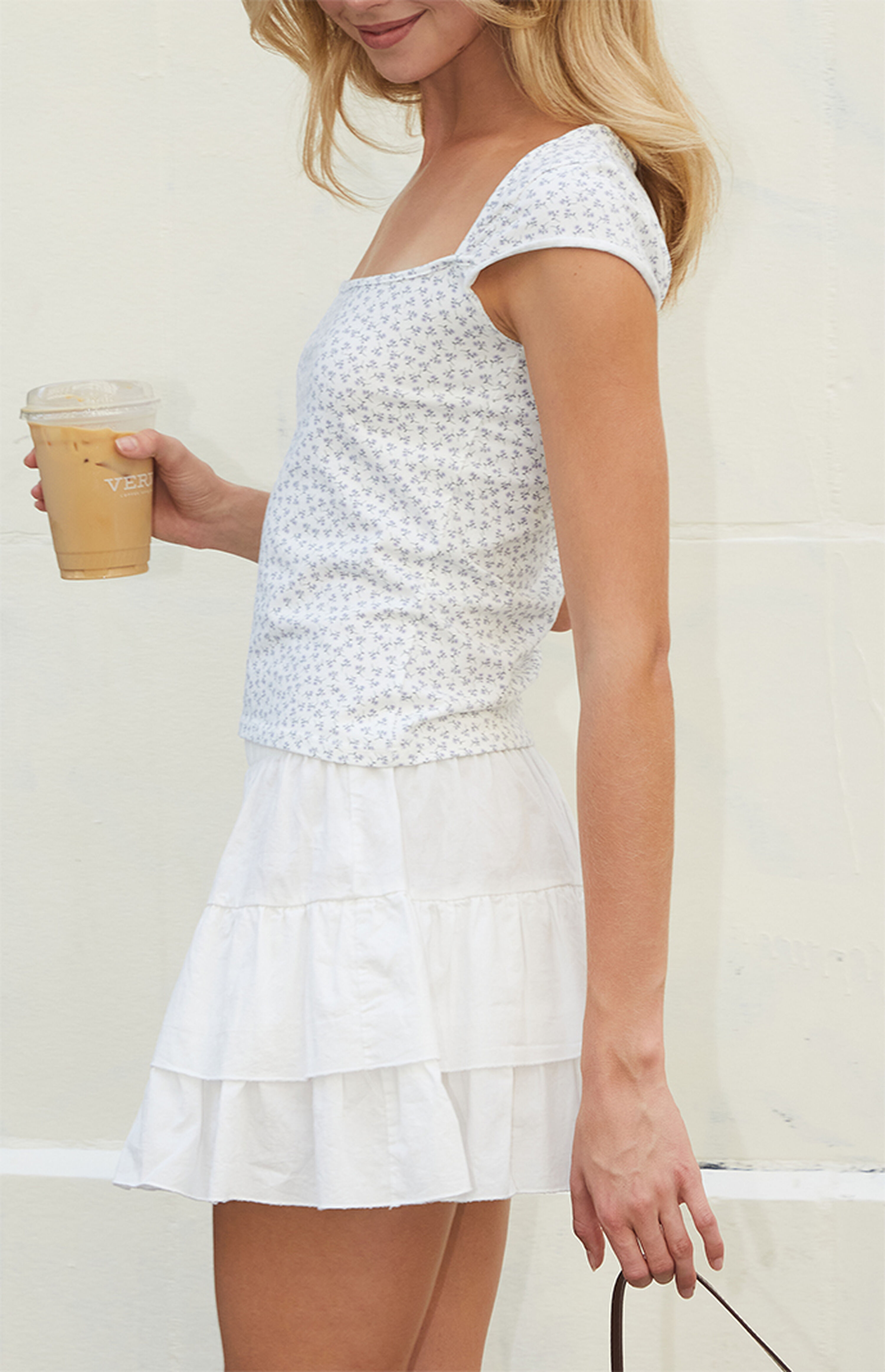 John Galt Floral Ella Top | PacSun