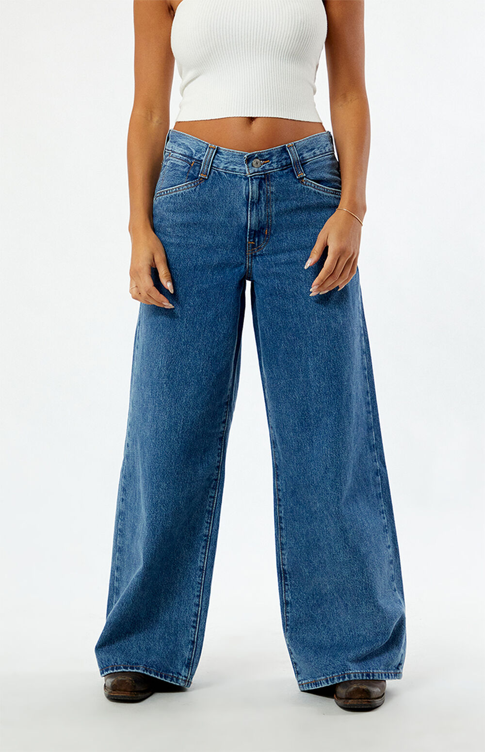 Levi's Dark Indigo '94 Baggy Wide Leg Jeans | Pacsun