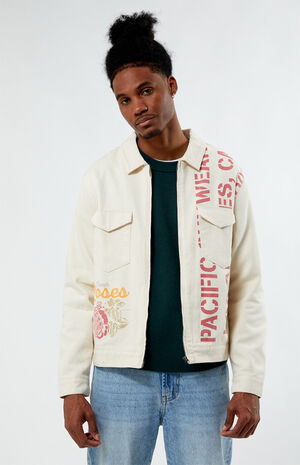 Pacsun Pacific Sunwear Big Time Printed Gas Jacket | PacSun