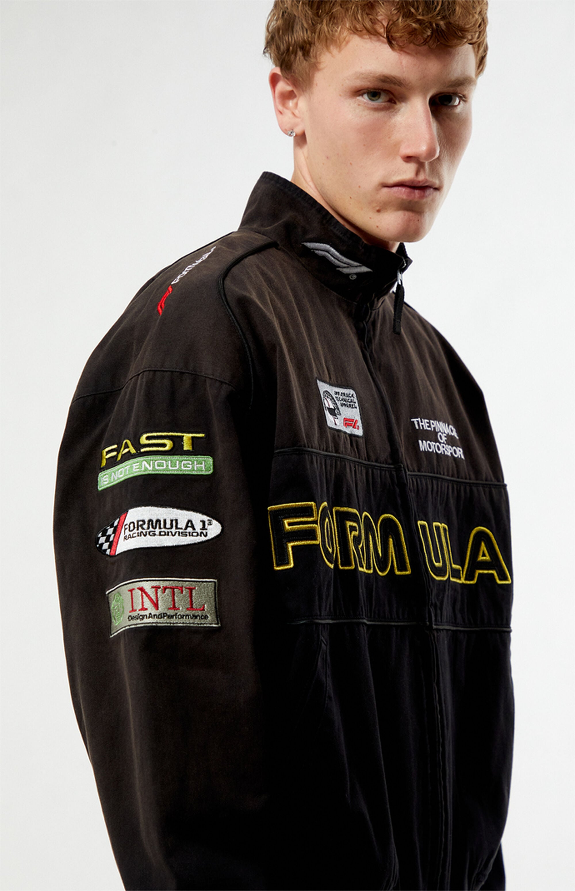 Formula 1 x Pacsun Las Vegas Black Pole Position Jacket | Pacsun