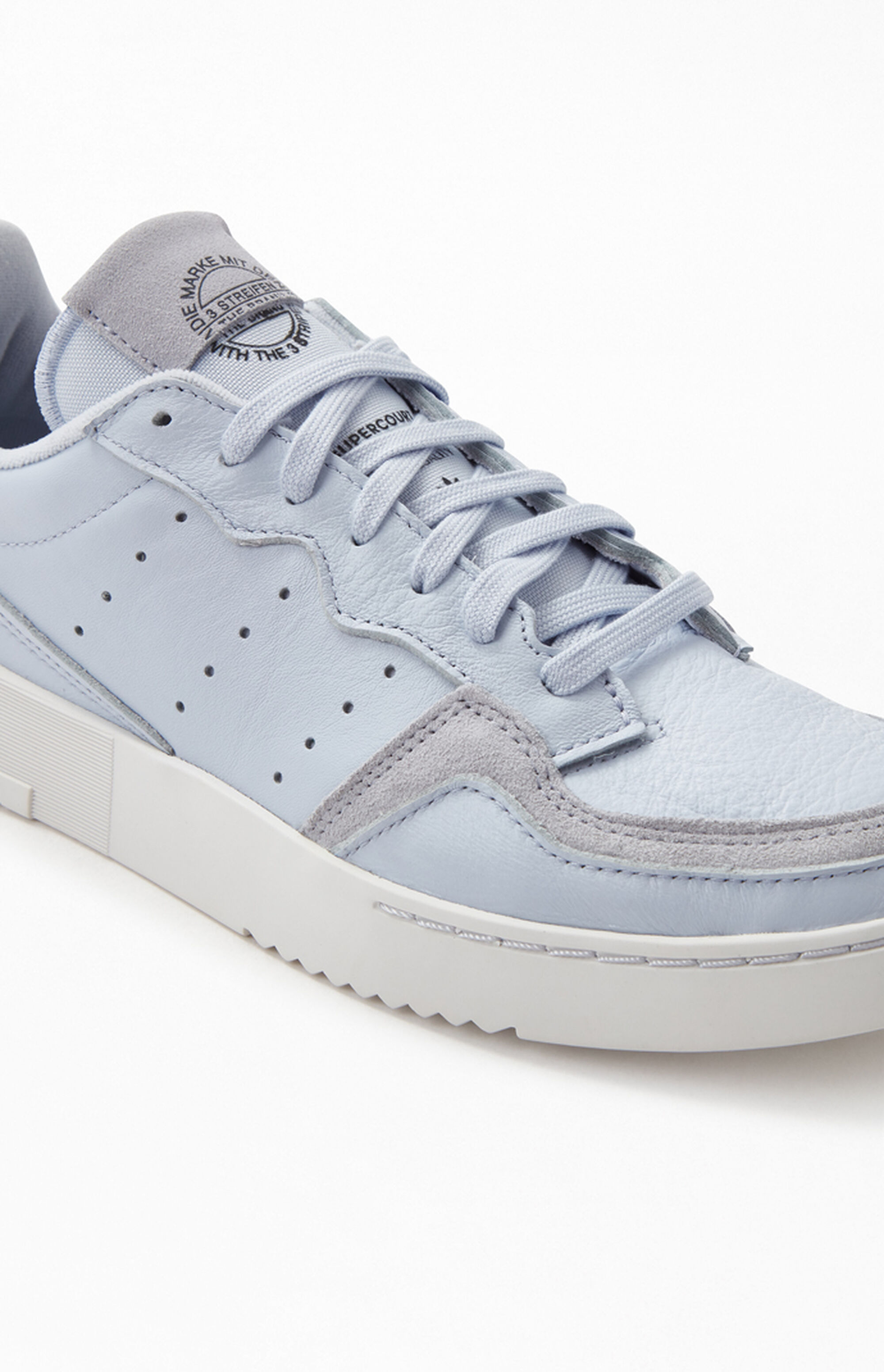 adidas Light Blue Supercourt Shoes | PacSun