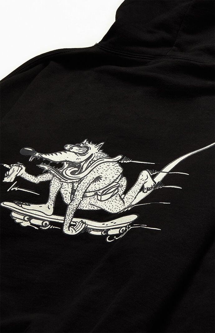 Yellow Rat Bastard Skateboarding Rat Hoodie | PacSun Yellow Rat Bastard Skateboarding Rat Hoodie | PacSun