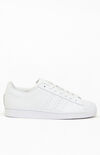 adidas White Superstar Shoes | Pacsun
