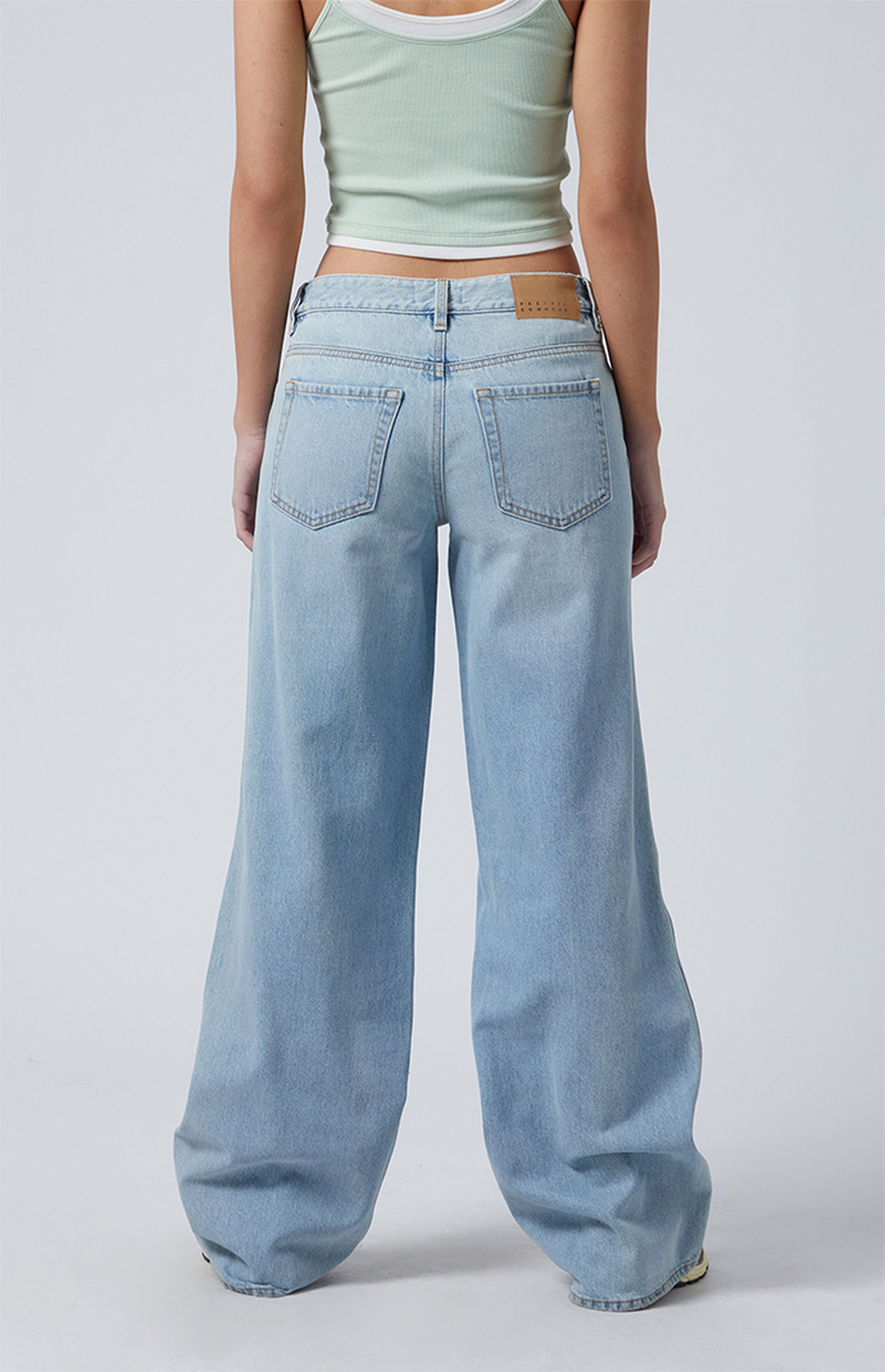 PacSun Casey Indigo Low Rise Baggy Jeans | PacSun