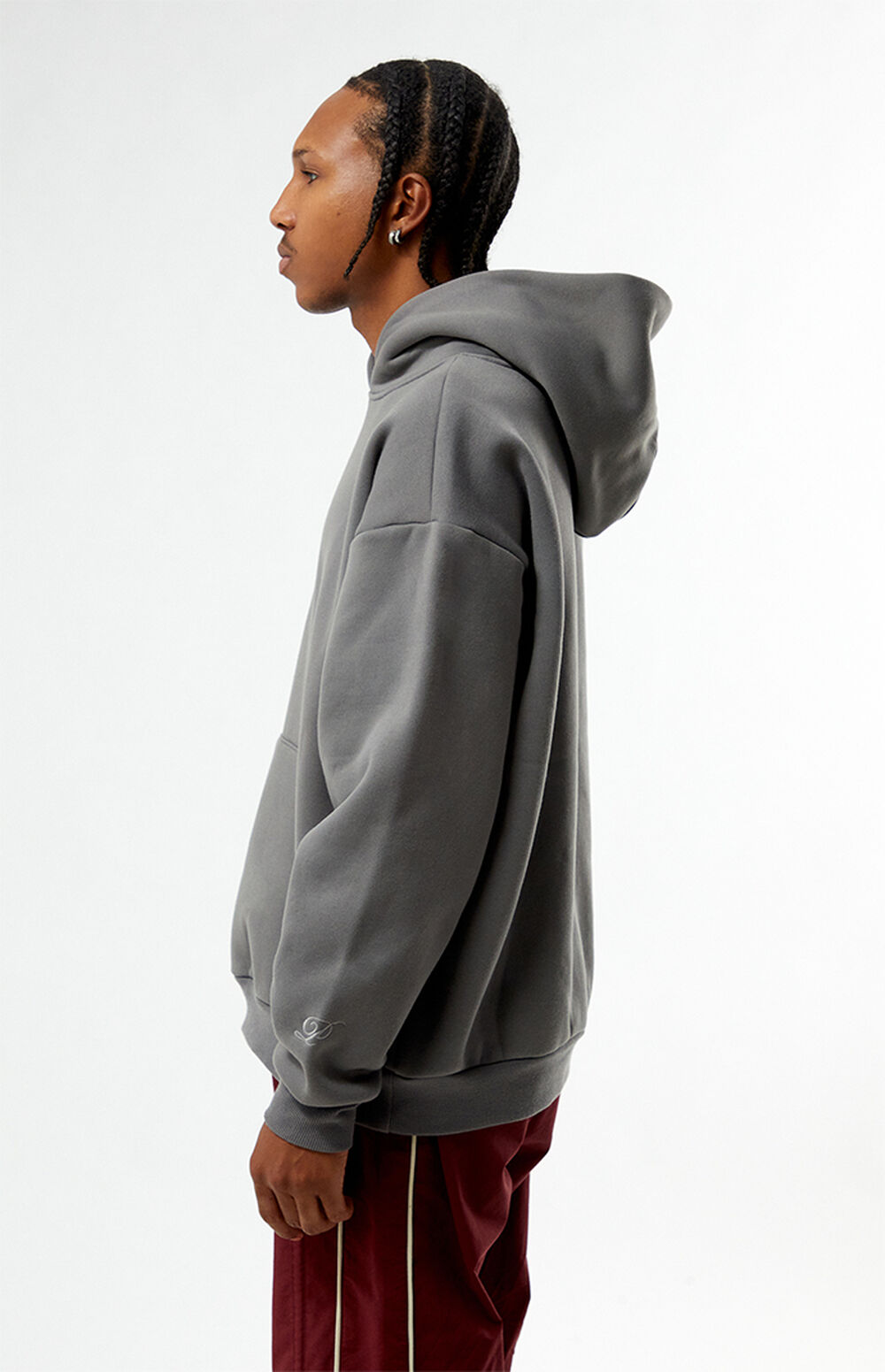 Pacsun Pewter Solid Hoodie | PacSun