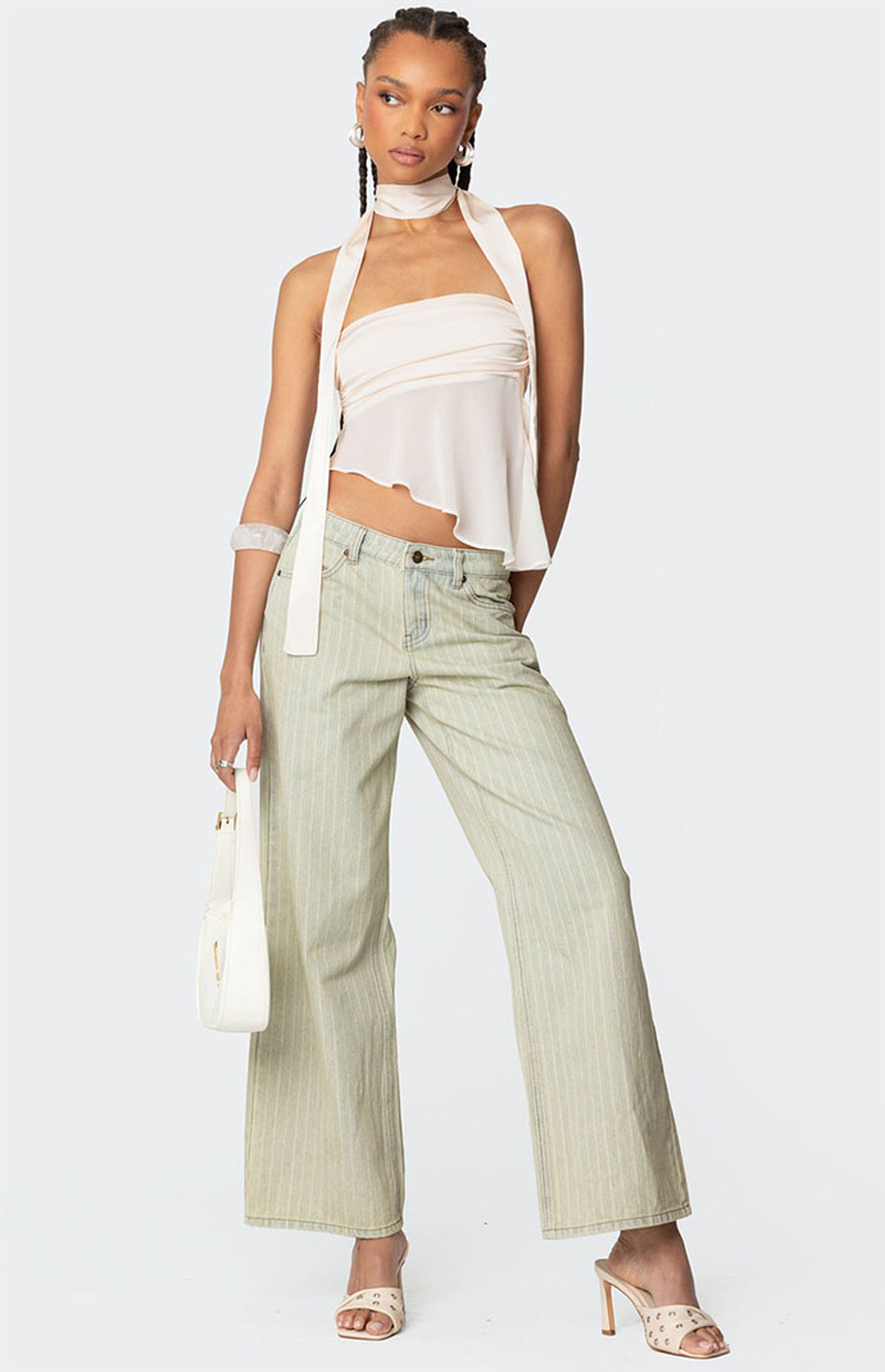 Edikted Asymmetric Two Piece Scarf Top | PacSun