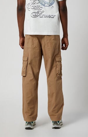 Pacsun Tan Ripstop Baggy Cargo Pants | PacSun