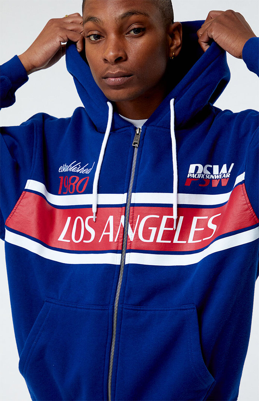 Pacsun Racing Full Zip Hoodie | Pacsun