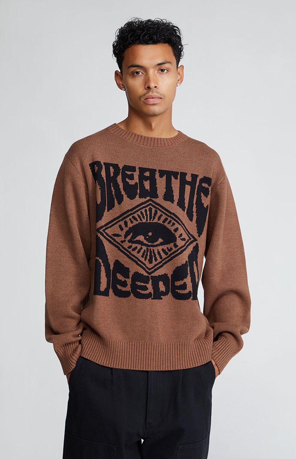 Pacsun Breathe Deeper Crew Sweater | PacSun