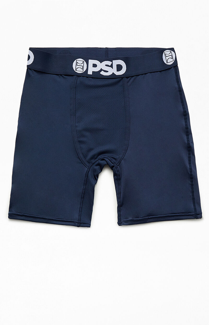 PSD Underwear Navy Athletic Solid Boxer Briefs | PacSun