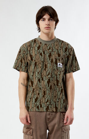 QUIET GOLF Bark Camo Bark Pocket T-Shirt | PacSun