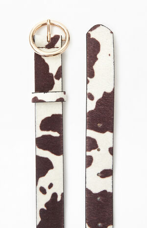 PACSUN. Cow Print Belt | PacSun