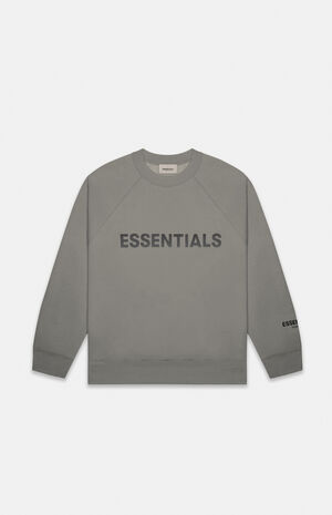 Fear of God Essentials Essentials Cement Crew Neck Sweatshirt | PacSun