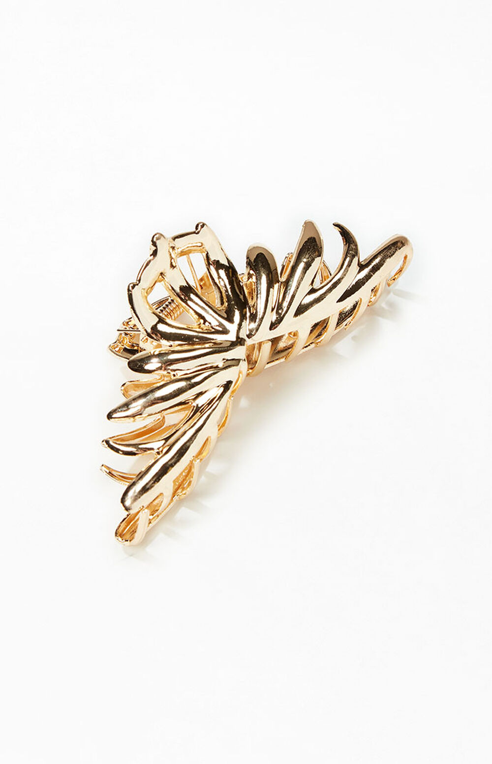 LA Hearts Gold Metal Claw Clip | PacSun