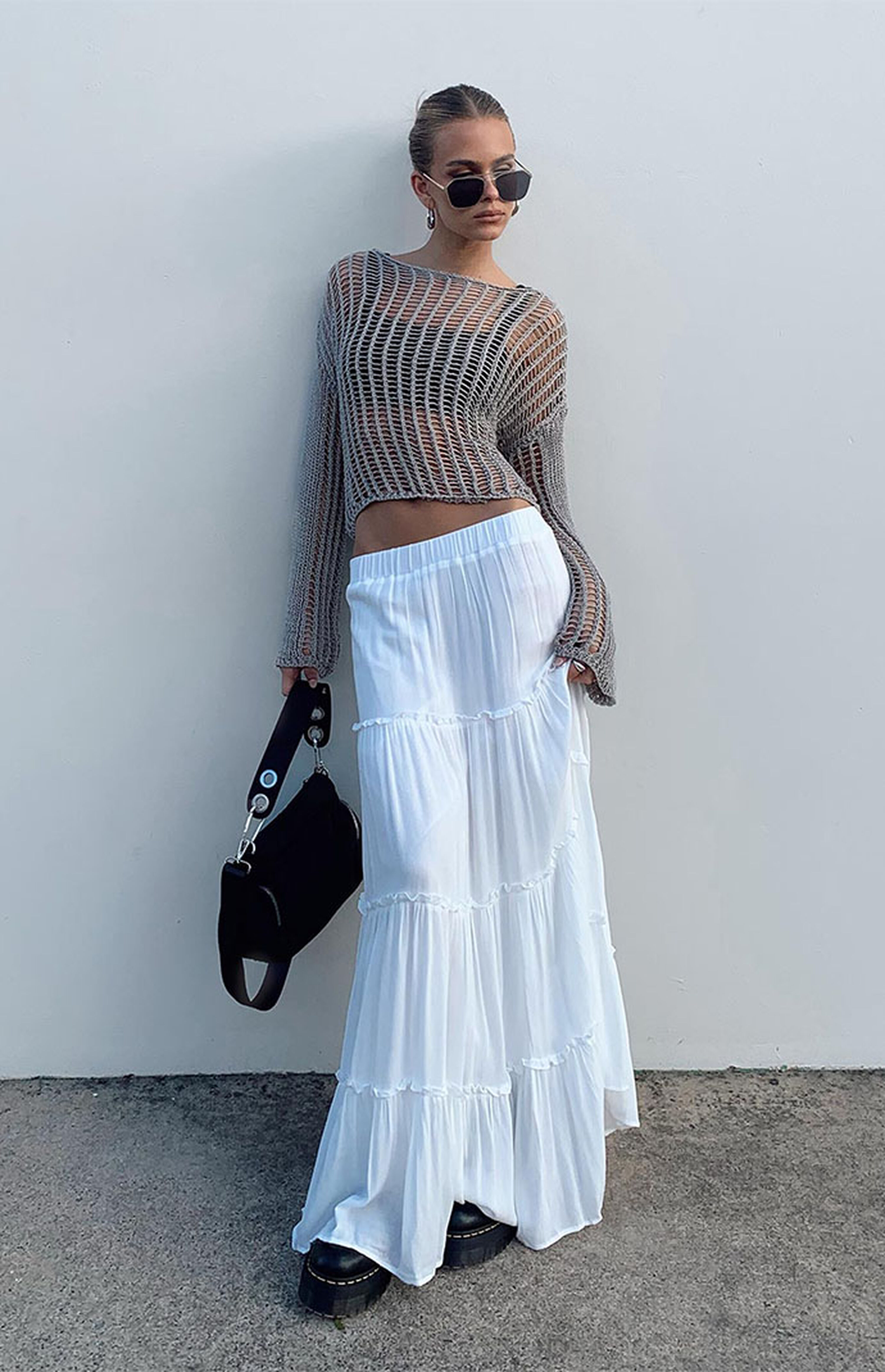 Princess Polly White Miriah Maxi Skirt | PacSun