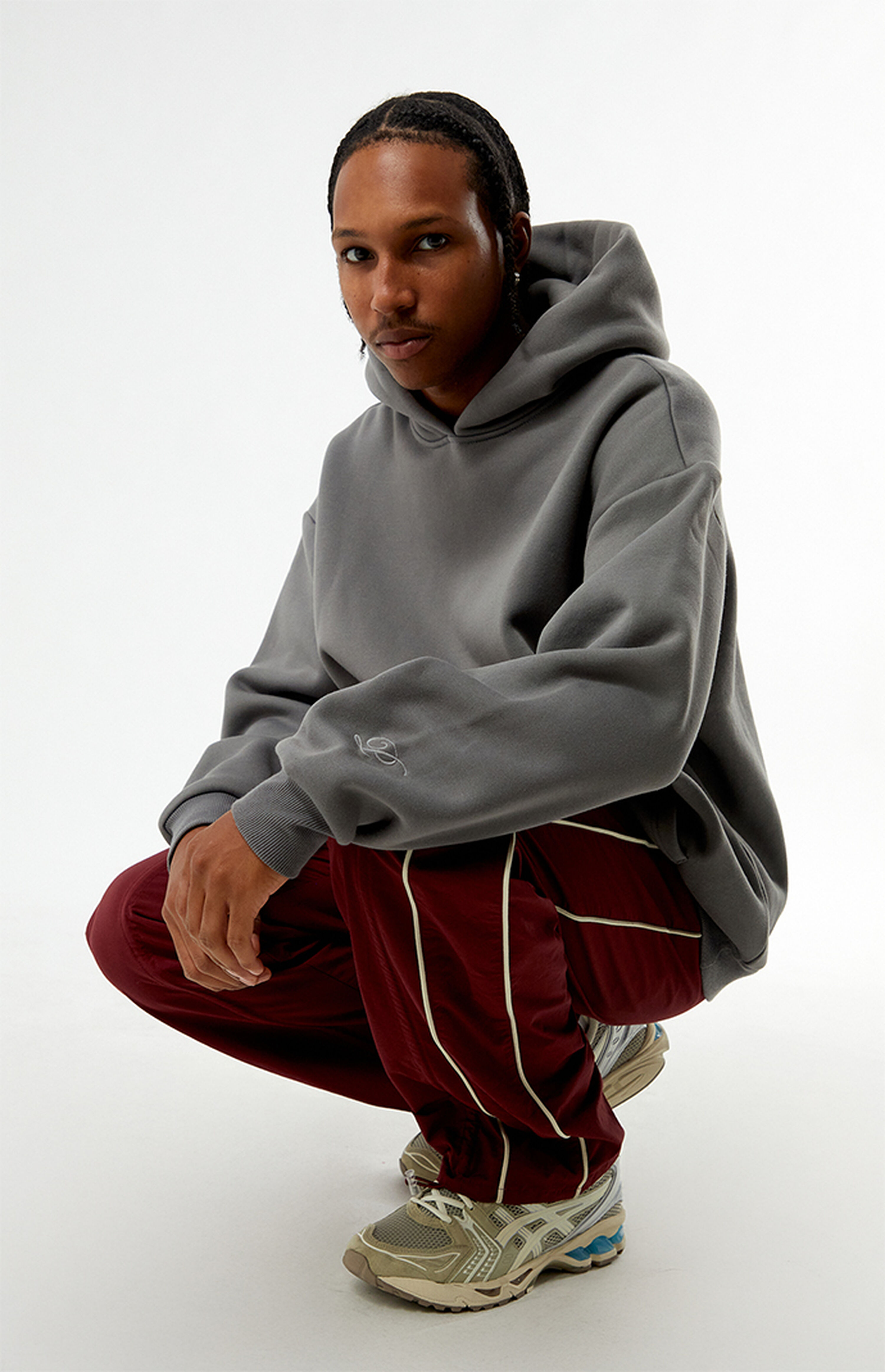 Pacsun Pewter Solid Hoodie | PacSun