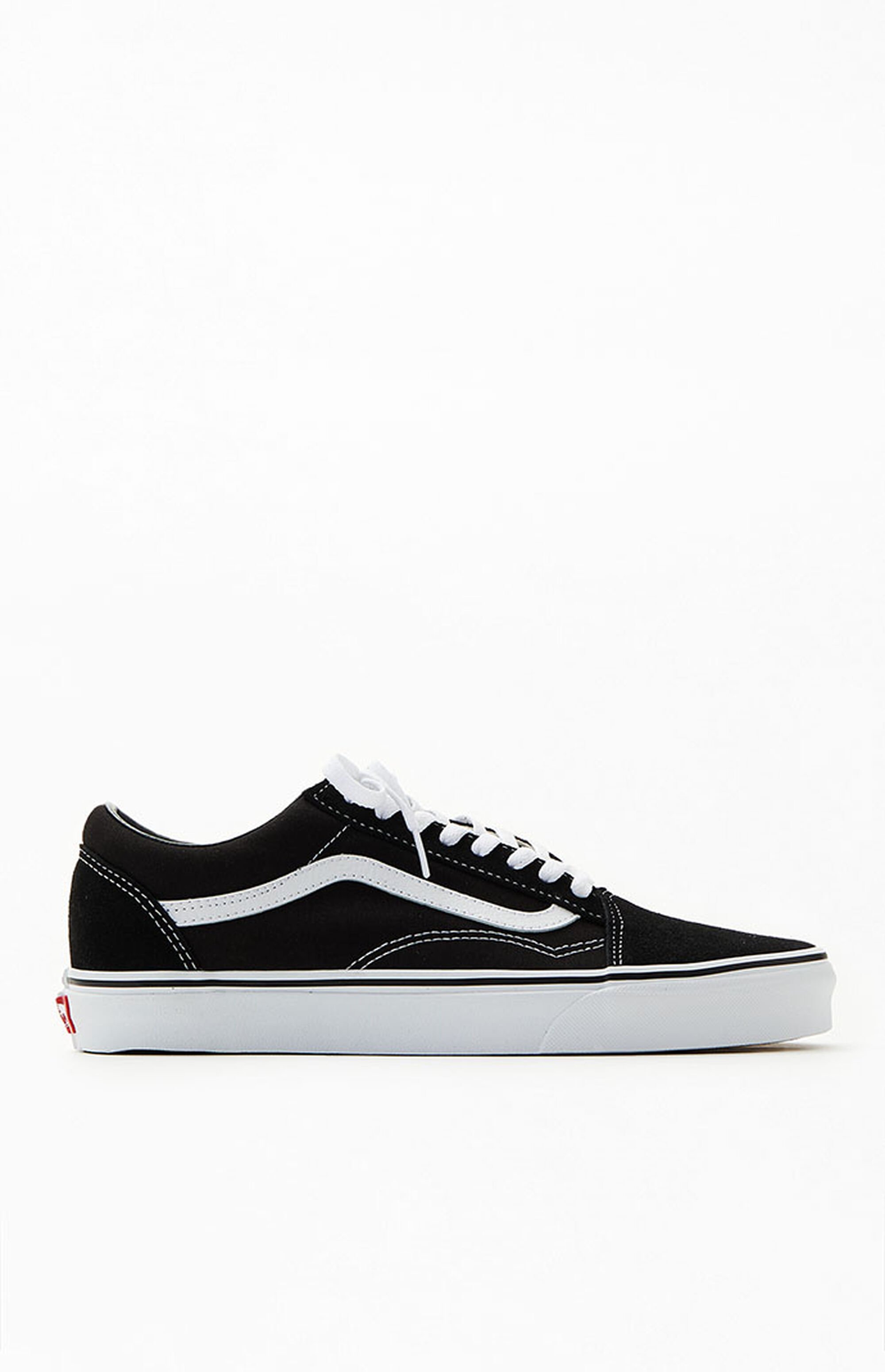 Vans Canvas Old Skool Black & White Shoes | PacSun