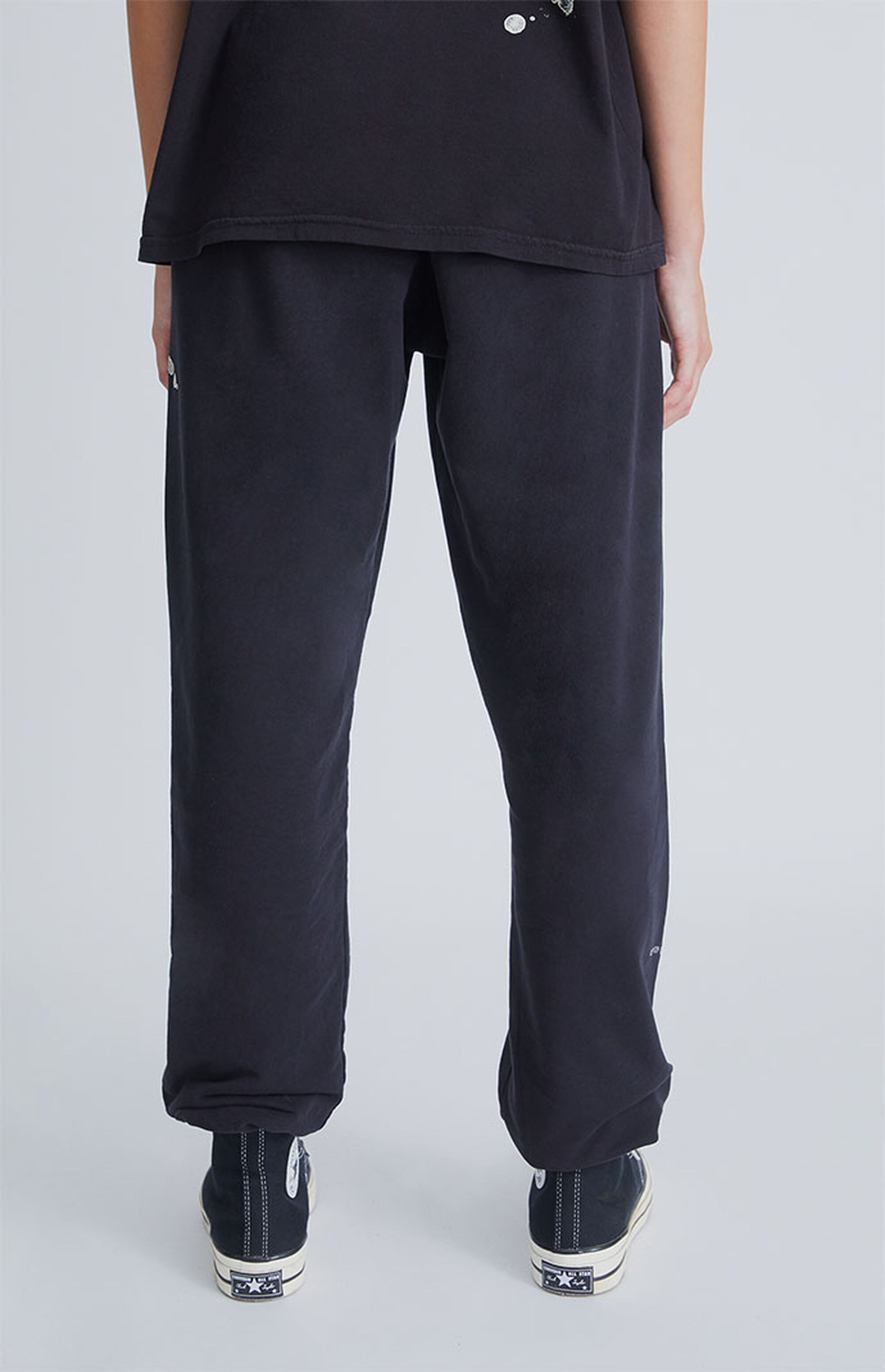 Stranger Things Black Hellfire Club Sweatpants | Pacsun