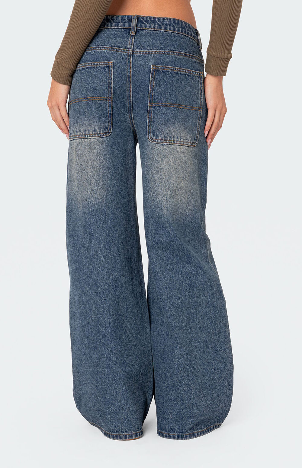 Edikted Super Baggy Wide Leg Jeans | Pacsun