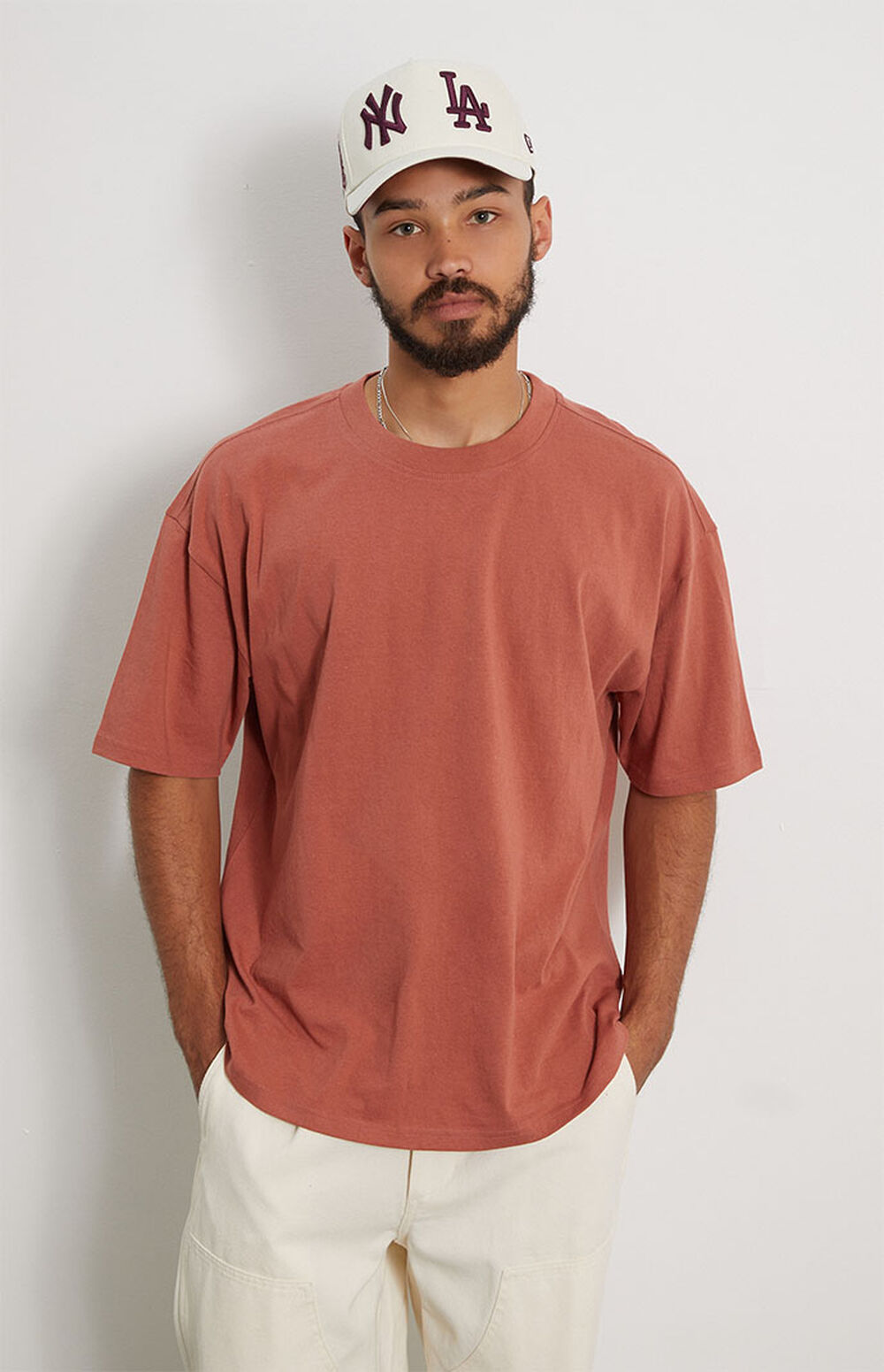 PS Basics Redwood Loch Solid Boxy T-Shirt | PacSun